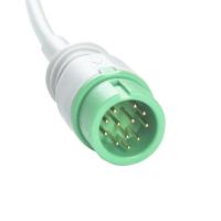China Comen ECG Cable and Leadwires 5Lead IEC Clip 12Pin Connector ECG Cable for sale