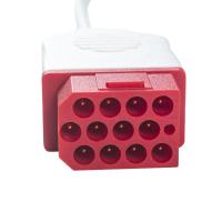 China Bionet New BM3 BM5 BM7 5 Lead ECG Cables and Leadwires Snap ECG Cable IEC 12 pin for sale