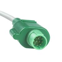 China Datascope/Maquet/Getinge 12 Pin ECG Trunk Cable To ECG 5 Lead Cable IEC AHA Single Pin ECG Leadwires for sale