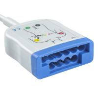 China P-Hilips 12Pin 6+4 ECG Trunck Cable AAMI IEC ECG Patient Cable for sale