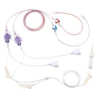 China PVB PB Dual Double Type Disposable Invasive Blood Pressure Transducer For IBP Adapter Cable for sale