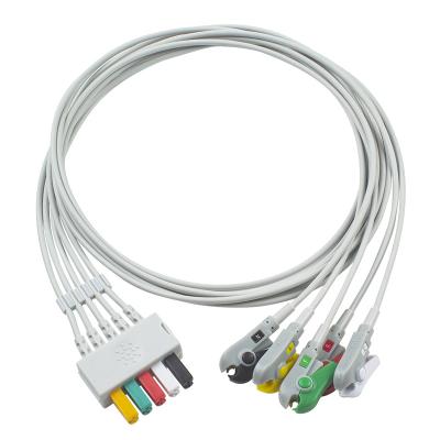 China S-iemens/Drager 5956359 MP03414 ECG Leadwire 5Lead ECG Detachable Cable for sale