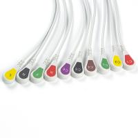 China ECG Parts 3.00MM IEC ECG Electrode Connector EKG Connector Banana Needle To Snap Pigtail for sale