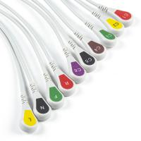 China ECG Parts 3.00MM IEC ECG Electrode Connector EKG Connector Banana Needle To Snap Pigtail for sale