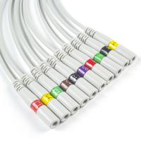 China ECG Parts 3.00MM IEC ECG Electrode Connector EKG Connector Banana Needle To Snap Pigtail for sale