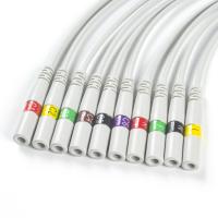China ECG Parts 3.00MM IEC ECG Electrode Connector EKG Connector Banana Needle To Snap Pigtail for sale