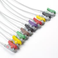 China Mortara Burdick 10 Lead EKG Lead Wire ECG Leadwires 9293-041-50 9293-046-60 For ELI 150C for sale