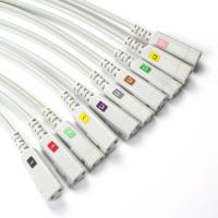 China CONMED D Series ECG Lead Wire Twin Pin DL10 DL36-10 10 Lead Banana Connector for sale