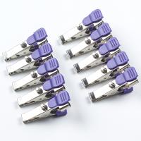 China Veterinary ECG Parts Reusable ECG Alligator Clip Adapters 9101-20-58104 ECG Electrodes Connector for sale