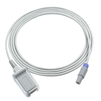 China Edan SpO2 Sensor Cable N-ellcor Non Oxi-max 5Pin To DB9 SpO2 Extension Cable 2.4M for sale