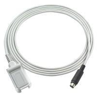 China Biosys SpO2 Sensor Cable 6Pin To DB9 SpO2 Extension Cable 2.4M TPU for sale