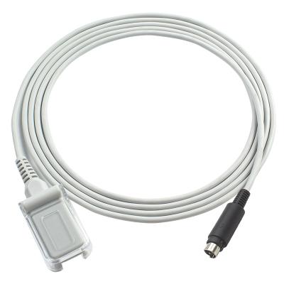 China Biosys SpO2 Sensor Cable 6Pin To DB9 SpO2 Extension Cable 2.4M TPU for sale