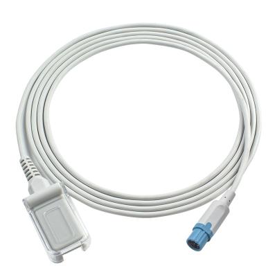 China Drager S-iemens SpO2 Sensor Cable for M-asi-mo Tech 7Pin to DB9 SpO2 Extension Cable for sale