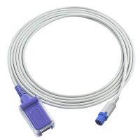 China Drager S-iemens SpO2 Sensor Cable N-ellcor Oxi-max 7Pin To DB9 Cable 2.4M TPU for sale