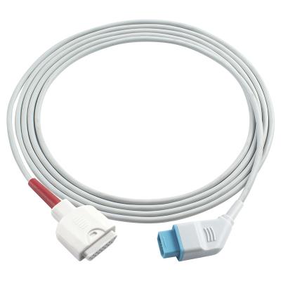China Nihon Kohden for M-asi-mo SpO2 Sensor Cable 14pin SpO2 Adapter Extension Cable Patient Cable for sale