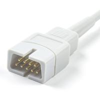 China MEK SpO2 Reusable Pulse Oximeter Sensor Cable MP 1000 MP110 MP400 MP 500 9 Pin for sale