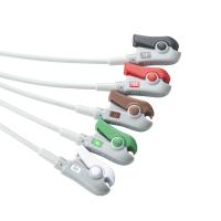 China Hellige Compatible Direct-Connect ECG Cable and leadwires 5Lead AHA Grabber for sale