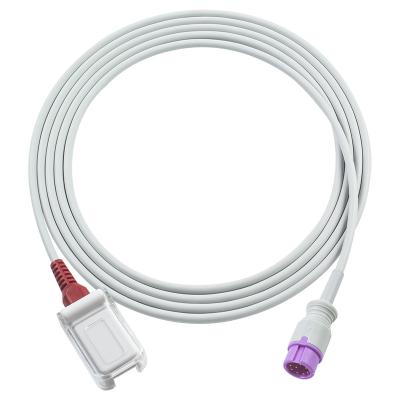 China Mindray SpO2 Sensor Cable Ma-simo Red Tech adapter Cable 8pin 2.4M for sale
