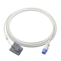 China Schiller Truscope SpO2 Sensor Classic Mini II III Digital 12Pin Adult Soft tip SpO2 Probe Cable for sale