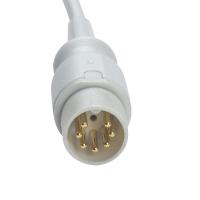 China Schiller SpO2 Sensor 7 pin Argus CM8 SM783 SM784 SM785 TM910 SpO2 Probe Cable for sale