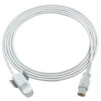 China Schiller SpO2 Sensor 7 pin Argus CM8 SM783 SM784 SM785 TM910 SpO2 Probe Cable for sale