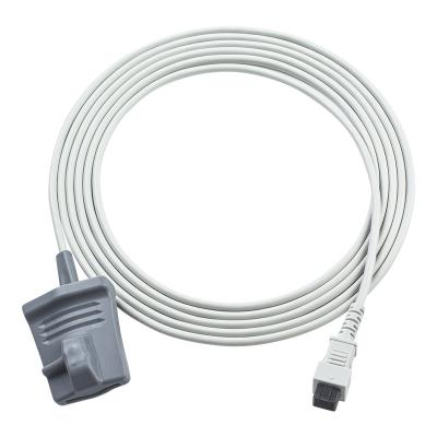 China Konica Minolta Reusable Pulse Oximeter Sensor Square 6 Pin Pulsox-300 Pulsox-300i 1m Short for sale