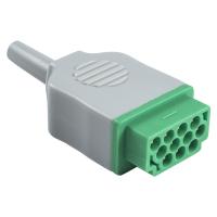 China GE Healtcare Marquette 10 lead EKG Cable for Cath-Lab Dash Eagle Mac Lab PDM Module SOLAR IEC Banana 4.0 for sale