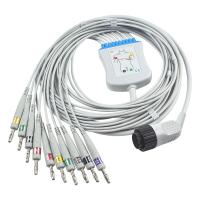China Kenz EKG Cable PC-104 63050074 63050075 16pin IEC 4.0 Banana Connector for sale