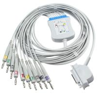 China GE Hellige ECG Cable For Cardiosys Monitor EK36 EK403 EK4 EK413 EK43 EK512 EK53 EKG IEC Banana 4.0 Connector for sale