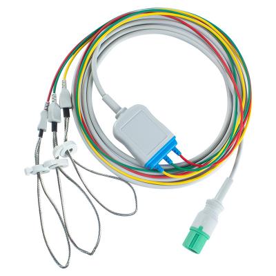 China Contec Animal Veterinary ECG Cables and Leadwires 7pin Connector CMS 7000 8000 New model ECG Cable 3 Lead leggings for sale
