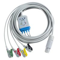 China Primedic Defibrillator ECG Cable and leadwires 16Pin ECG direct into machine 4channel EKG Cable for sale