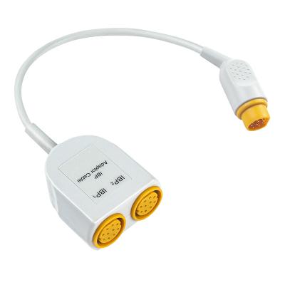 China S-iemens/Draeger Grey TPU IBP Adapter Cable 10pin To 10pin IBP Extension Cable for sale