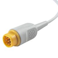 China S-iemens/Draeger Grey TPU IBP Adapter Cable 10pin To 10pin IBP Extension Cable for sale