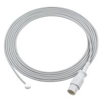 China Air Shield Adult Skin Temperature Sensor Cable Round 3Pin Connector for sale