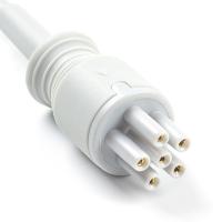China For Omron > Colin Compatible Direct-Connect ECG Cable and leadwires  5Lead IEC Grabber for sale