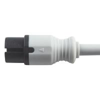 China Edan Compatible Direct-Connect ECG Cable and leadwires  6Pin Universal AAMI 3Lead AHA Snap for sale
