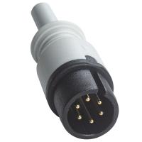 China Edan Compatible Direct-Connect ECG Cable and leadwires  6Pin Universal AAMI 3Lead AHA Snap for sale
