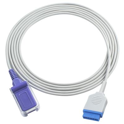 China GE Healthcare SpO2 Adapter Cable 2021406-001, 100g, 11-Pin Connector for sale