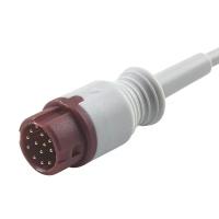 China P-Hilips 12Pin To Abbott Medex IBP Adapter Cable Efficia CM120 IntelliVue MX600 896083021 for sale