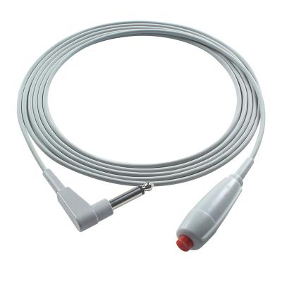 China 6.3mm Nurse Call Cord Red Push Button Cable For Nurse Station Nurse Call Pendant for sale