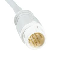 China PH 12Pin ECG Trunk Cable Phil-ips Din Style 3lead Cable 1.30M for sale