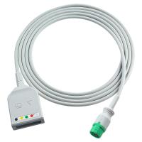 China Biolight 12pin ECG Trunk Adapter Cable ECG Cable M7000 M8000A M8500 M9500 ECG Extension cables for sale