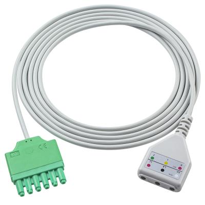 China S-iemens Drager Infinity M540 ECG Trunk Adapter Cable Draeger ECG Cable Din Style ECG Extension cables for sale