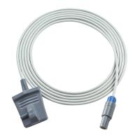 China Compatible Trismed 7000K Adult Soft Tip Direct SpO2 Sensor 3.0M 5Pin Single Notch Digital Tech for sale