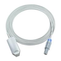 China 6Pin 40Degree Adult Finger Clip SpO2 Sensor 3.0M Compatible Drager Vist 120 Vist 120s for sale
