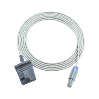 China Compatible Yonker Yk8000c SpO2 Probe Cable For Yonker 6Pin Adult Soft Tip 3.0M for sale