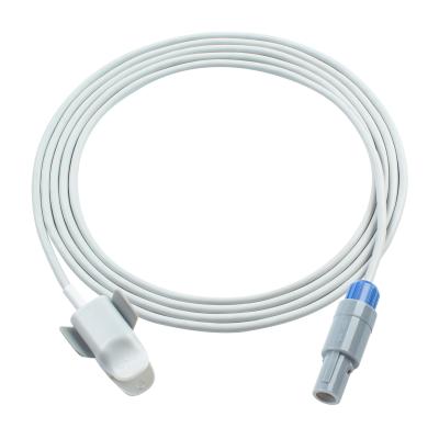 China Compatible Andromed Nova 3M Child SpO2 Cable Oxygen Test For Patient Monitor 6Pin 3.0M for sale