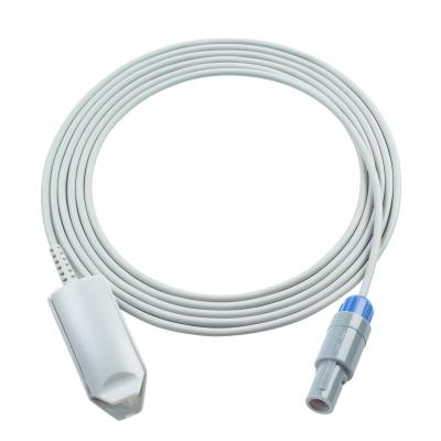China Compatible Hwatime Oxygen Monitor Cable SpO2 Test Cable 6Pin For Hwatime H6 H8 H9 3.0M Adult Finger Clip for sale