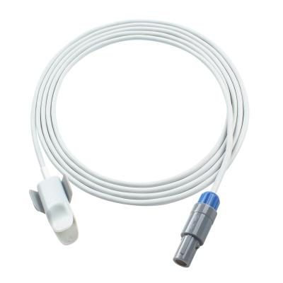 China Pulse Oximeter Cable Risingmed SpO2 Sensor 3.0M 5Pin for CMS60C,RPM9000C Pediatric for sale