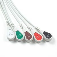 China Compatible ECG Leadwires For Datascope/Maquet/Getinge 5 Lead, Snap AHA for sale